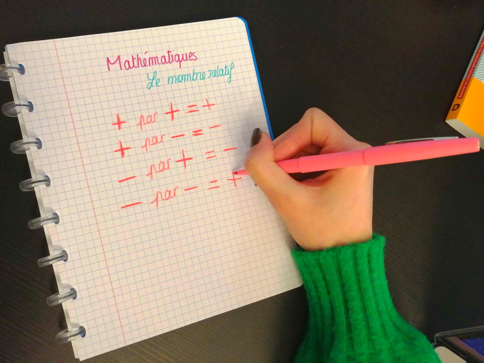 🔢 Nombre relatif : fiche de maths - Sherpas