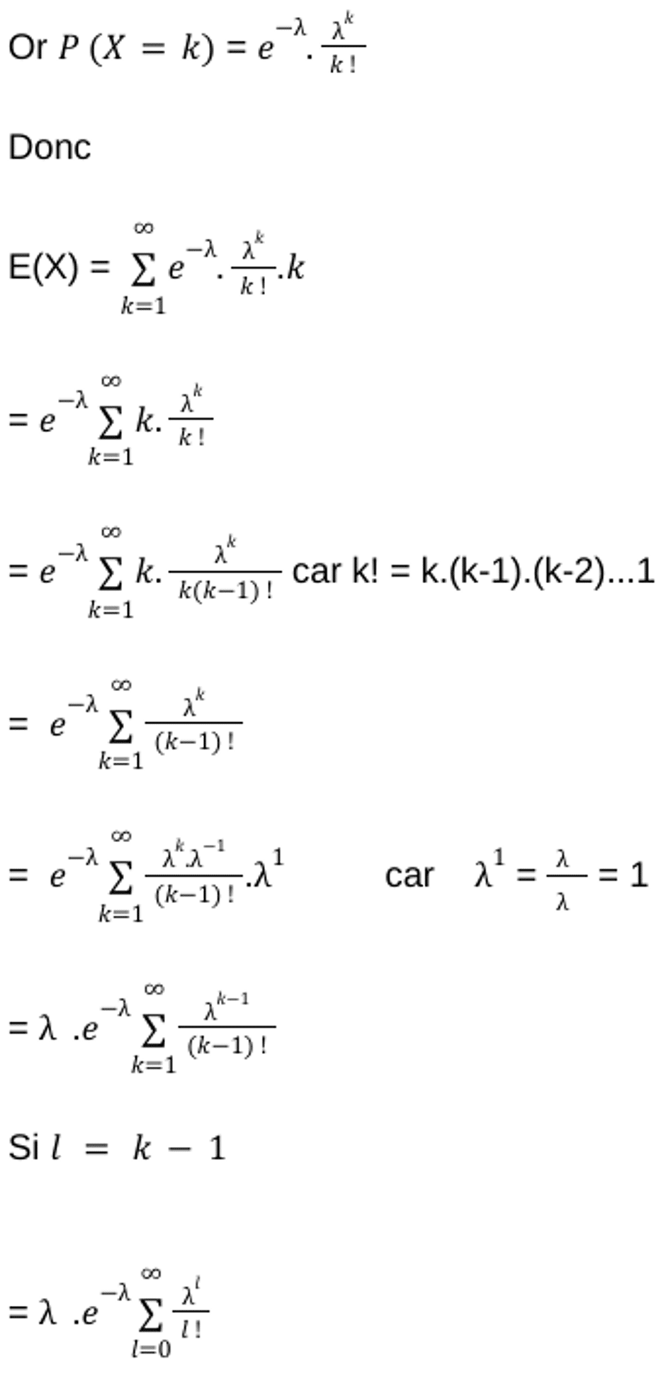 🔢 Loi de Poisson : Fiche de Mathématiques - Sherpas
