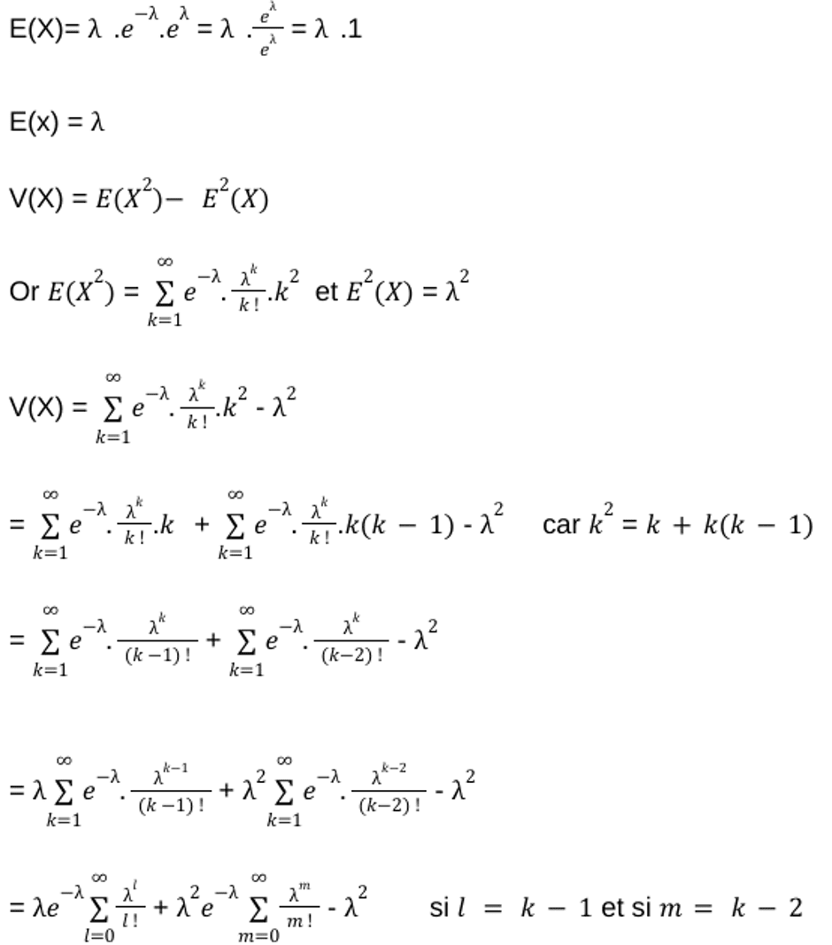 🔢 Loi de Poisson : Fiche de Mathématiques - Sherpas