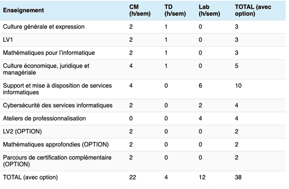 Programme BTS SIO en détail 🤓 - Sherpas