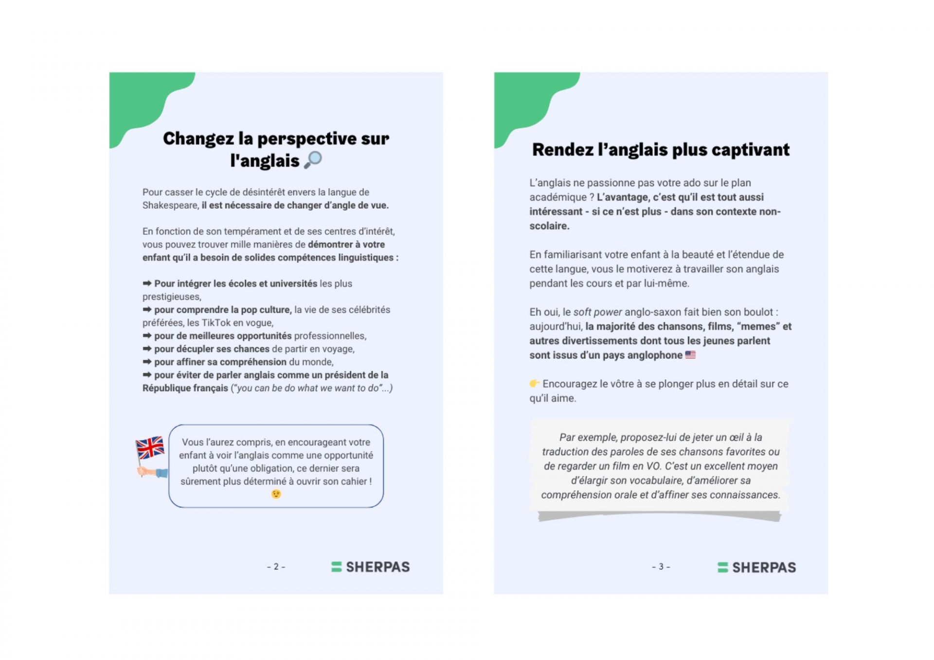 Conseils et ressources pour aider un élève qui n’aime pas l’anglais 🗣️ ...